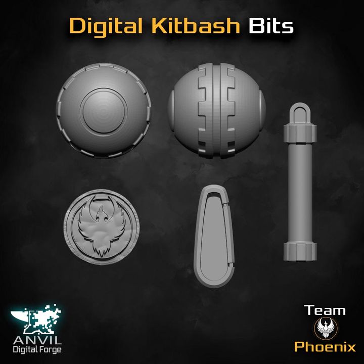 3D Printable Team Phoenix - Modern Operators by Anvil Digital Forge